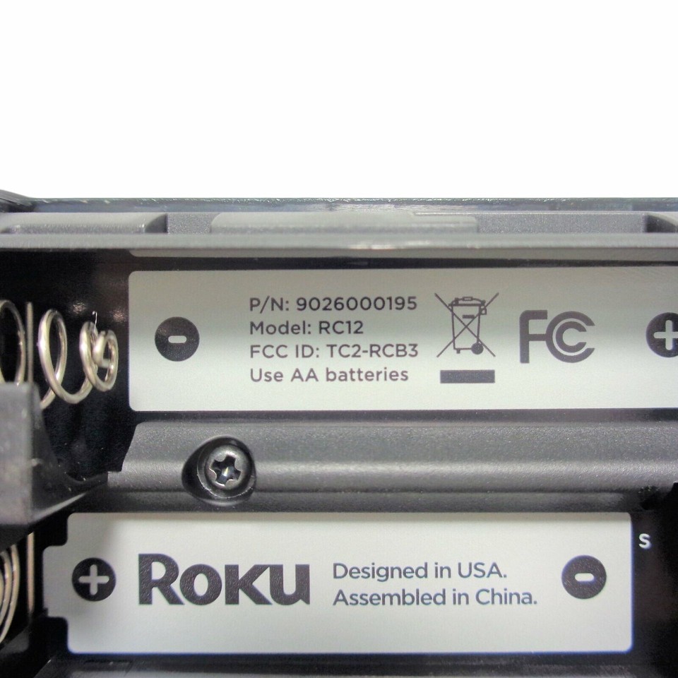 Original Roku Remote Control RC12 9026000195 MGo Amazon Netflix ...