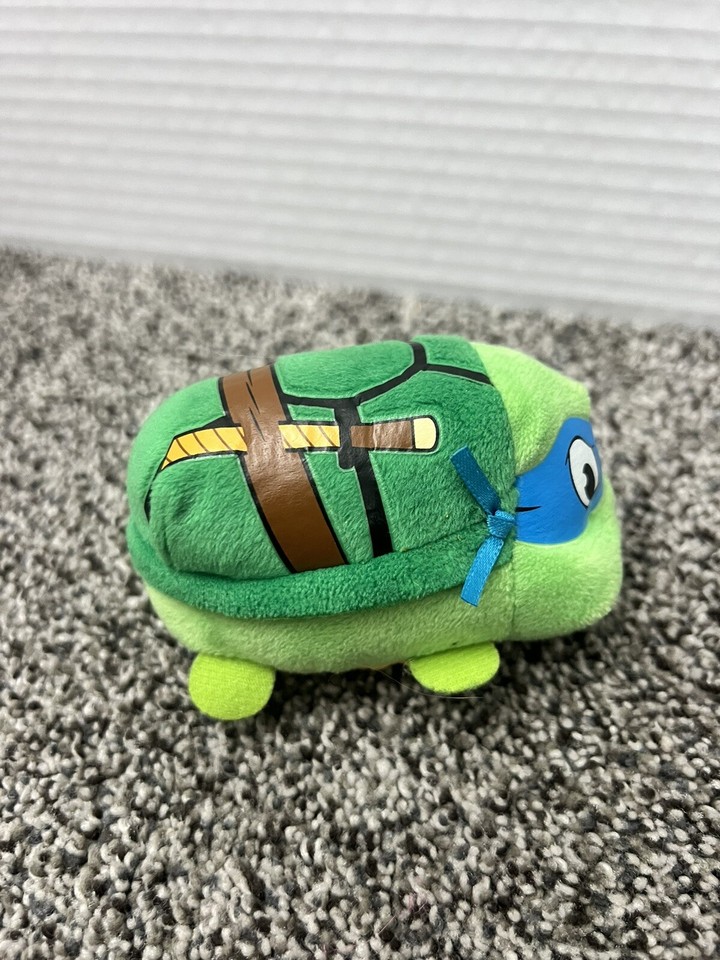 TY Beanie Boos Teeny Tys 4 inch LEONARDO Blue Teenage Mutant Ninja ...