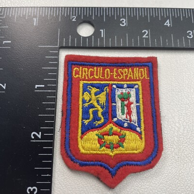 Coat Of Arms & Spain Theme CIRCULO-ESPANOL Patch (But Maybe NY ...