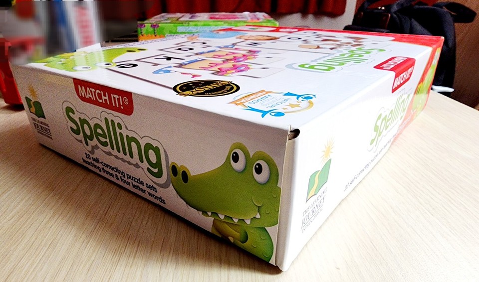 LEARNING JOURNEY MATCH IT! SPELLING 20 SELF-CORRECTING 3 + 4 LETTER ...