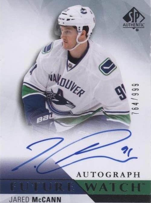 2015-16 SP Authentic - Future Watch Autographs Jared McCann #245 /999 ...