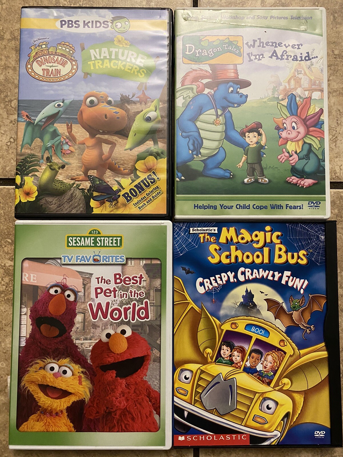 PBS Kids 4 DVD Lot, Magic School Bus, Sesame | Grelly USA