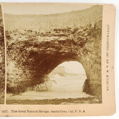 Natural Bridges State Beach Stereoview c1887 Santa Cruz California ...