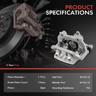 2x Brake Caliper for Mercedes-Benz GL450 13-16 GL550 GLS550 GLE63 AMG ...