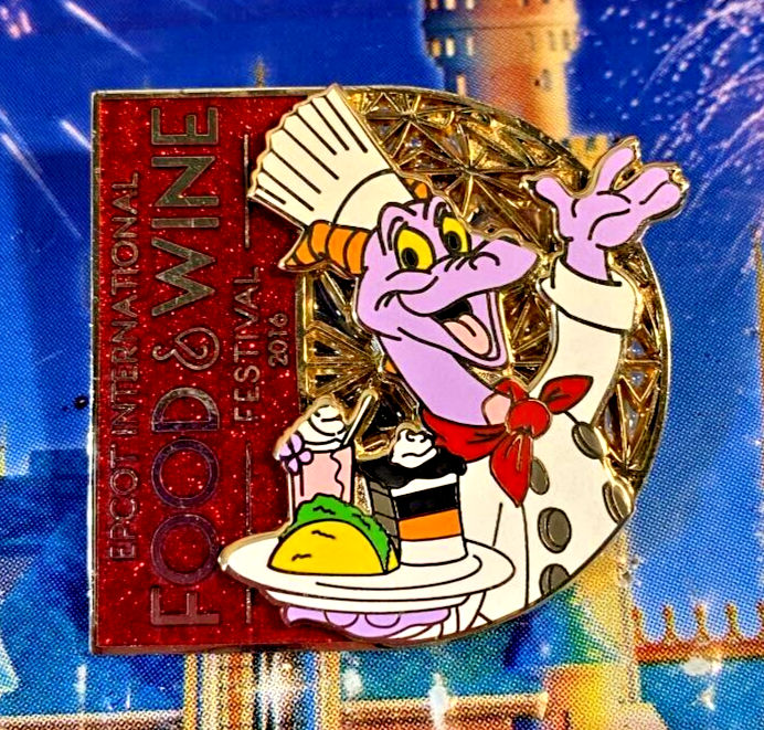 🍴 2016 Chef Figment LR Pin Disney EPCOT International Food & Wine ...