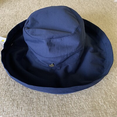 RARE Masters Logo Dorfman Pacific Golf Sun Bucket Hat Full Brim Cap ...