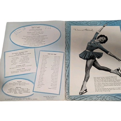 1955 ICE CAPADES Vintage Skating Program Pamphlet Booklet | eBay