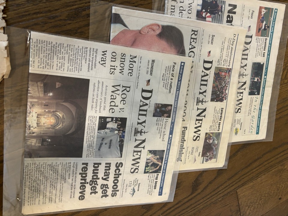 Mixed Assorted Lot Of Historical Newspapers, Overseas, And Usa. Ike ...