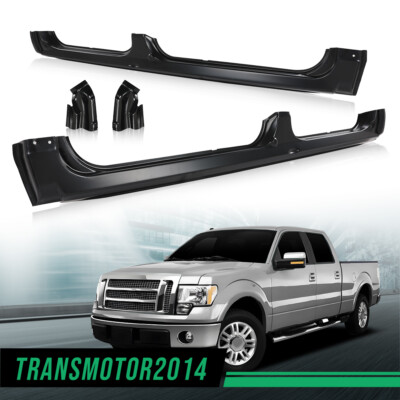 Rocker Panels And Cab Corners 4 Dr Crew Cab Pair Fit For 09-14 Ford ...