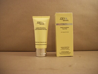 New Joey NY Specialty INSTANT CHEMISTRY Quick Lunchtime FACE PEEL 2 oz ...
