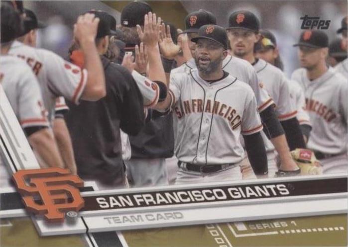 2017 Topps - San Francisco Giants #235 Gold /2017 for sale online | eBay