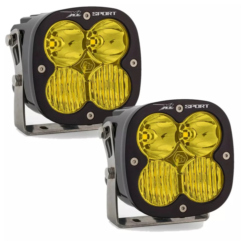 Baja Designs® XL Sport Driving/Combo Amber LED Pod Lights Pair with ...