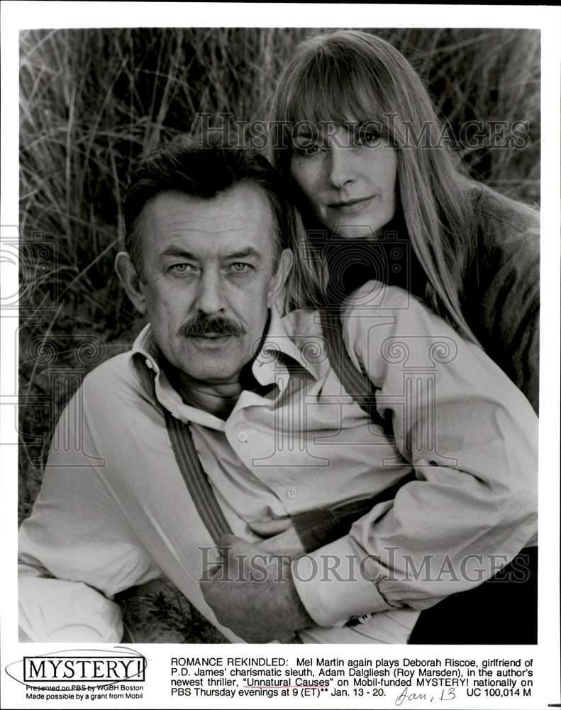 1993 Press Photo Mel Martin & Roy Marsden in "Unnatural Causes" TV ...