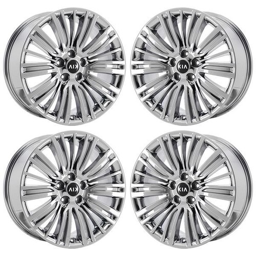 19" KIA CADENZA PVD BRIGHT CHROME WHEELS-C RIMS FACTORY OEM 74703 ...