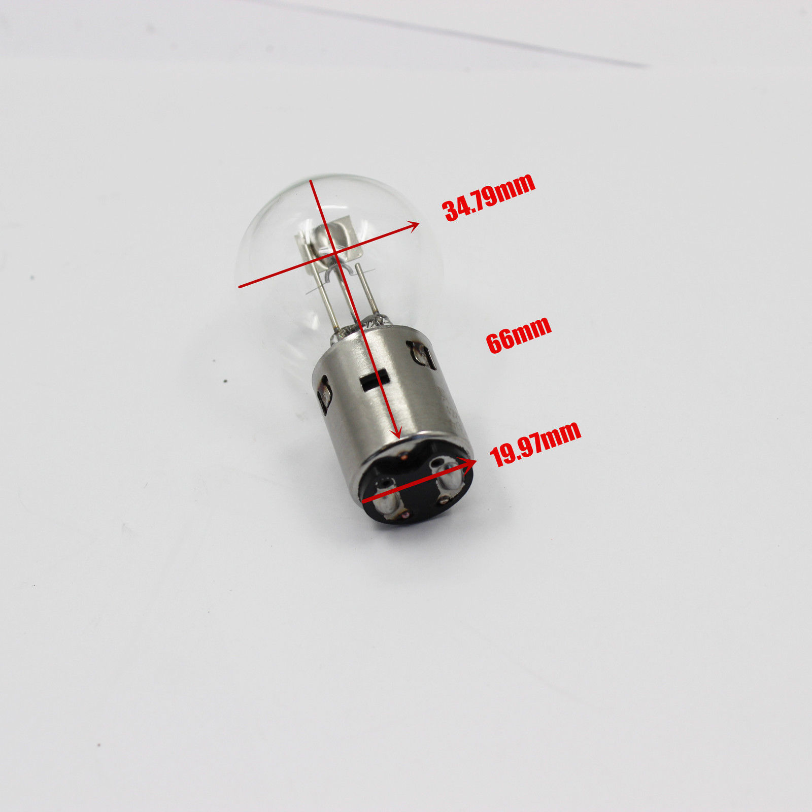 Motorcycle Headlight Lamp Light Bulb | 12728 12V 35/35W S2 BA20D ...