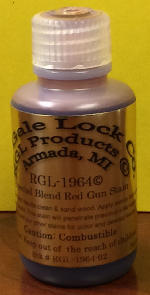NEW R. Gale Lock Co. - RGL-1964 Special Blend Red Gun Stain; 2oz Bottle ...