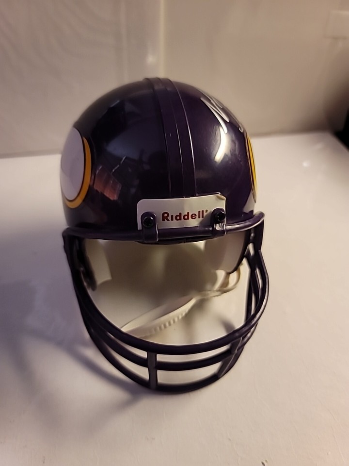 Signed Riddell NFL Micro 2 7/8 Helmet Michael Bennett, Minnesota ...