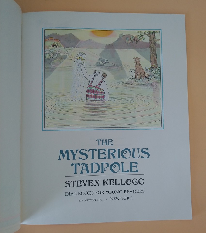 The Mysterious Tadpole by Steven Kellogg (1977, Paperback) *VERY GOOD ...