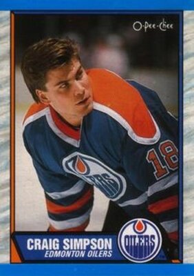#99 Craig Simpson - Edmonton Oilers - 1989-90 O-Pee-Chee Hockey | eBay
