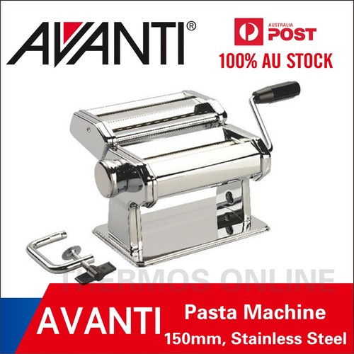 New Avanti Stainless Steel Pasta Maker Machine Noodle Spaghetti 150mm ...