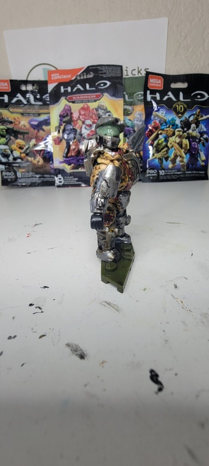 Mega Construx Halo Custom Flood Spartan Chris Bricks Yt | eBay