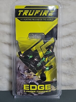 Tru-Fire Edge 4-Finger Aluminum Hand Held Archery Bow Release - Camo ...