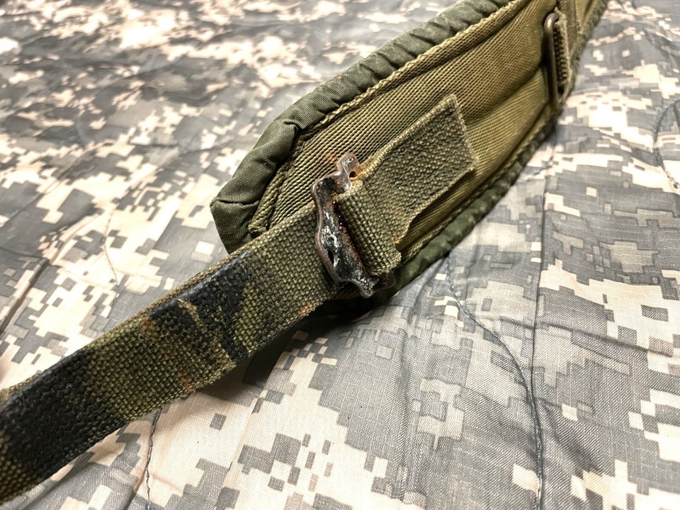 US ARMY ALICE LARGE GREY Buckle Pistol Belt, 2 Ammo Pouches, Suspenders ...