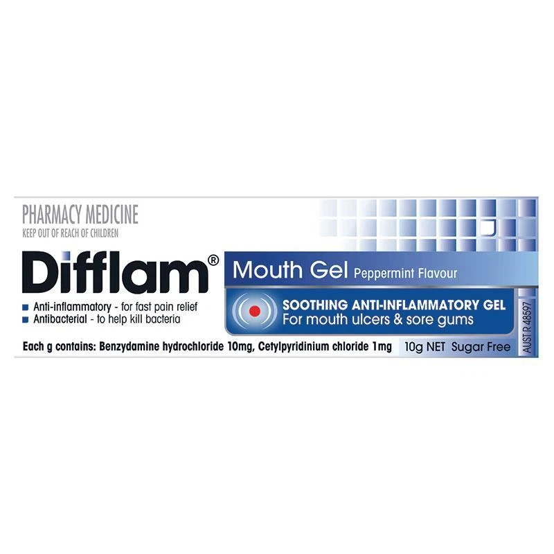 Difflam Anti-Inflammatory Mouth Gel - 10g, for Philippines | Ubuy
