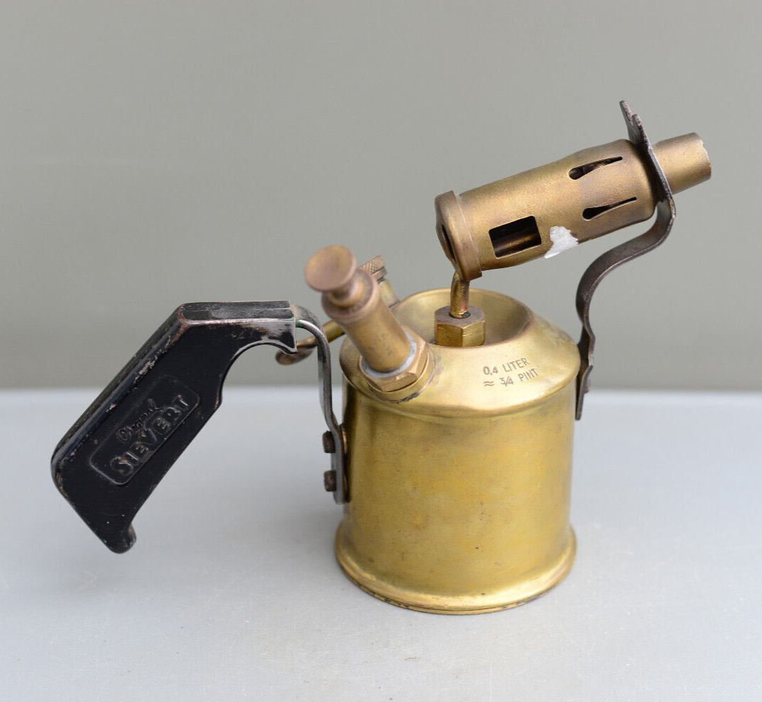Vintage Max Sievert 504 Sweden Brass Paraffin Blow Lamp Torch | eBay UK