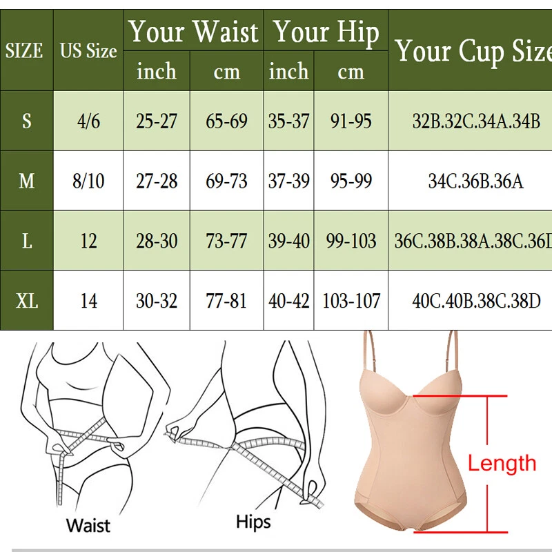 34c 30 Waist 32 Hips