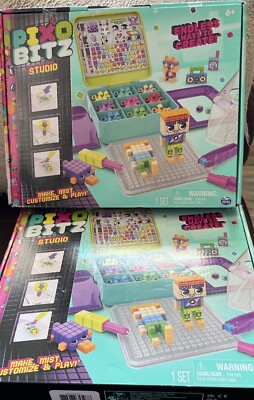 2X Pixo Bitz Studio Bead Building Set Make, Mist, Customize Play by ...