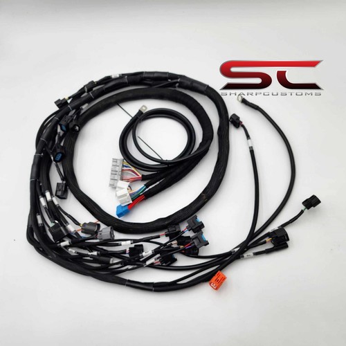 K20 K24 K Series Tucked Wiring Harness For RHD LHD RWD K-Swap Integra ...