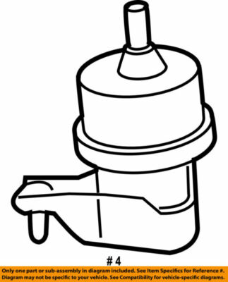 12372-20060 Toyota Insulator, engine mounting, lh(for transverse engine ...