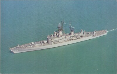 MR ALE Postcard USS Reeves (DLG-24) Guided Missile Frigate - UNP B193 ...