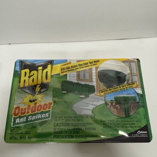 Raid Outdoor Ant Spikes Vintage | eBay