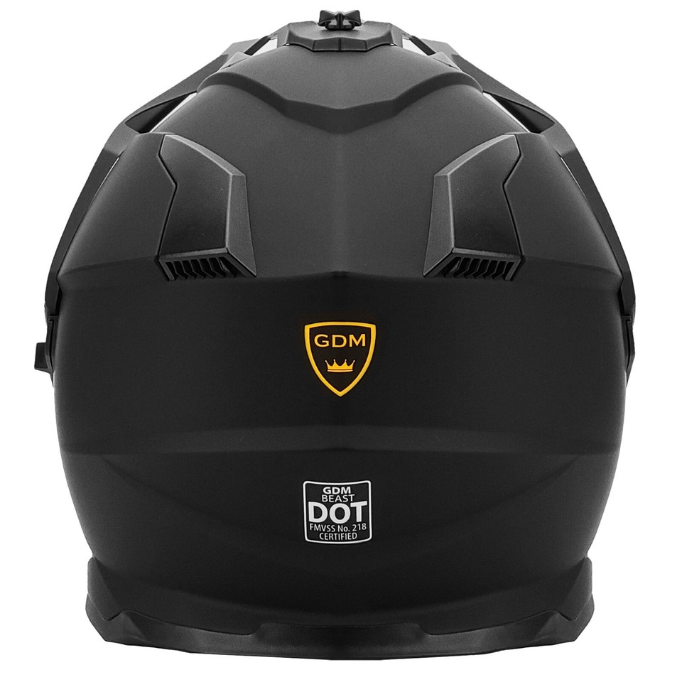 NEW GDM BEAST HYPERSONIC bluetooth motocross Dual sport Helmet Size L ...