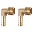 2 Pcs Right Angle Water Fittings Pipe Interface Adapter Elbow Garden ...