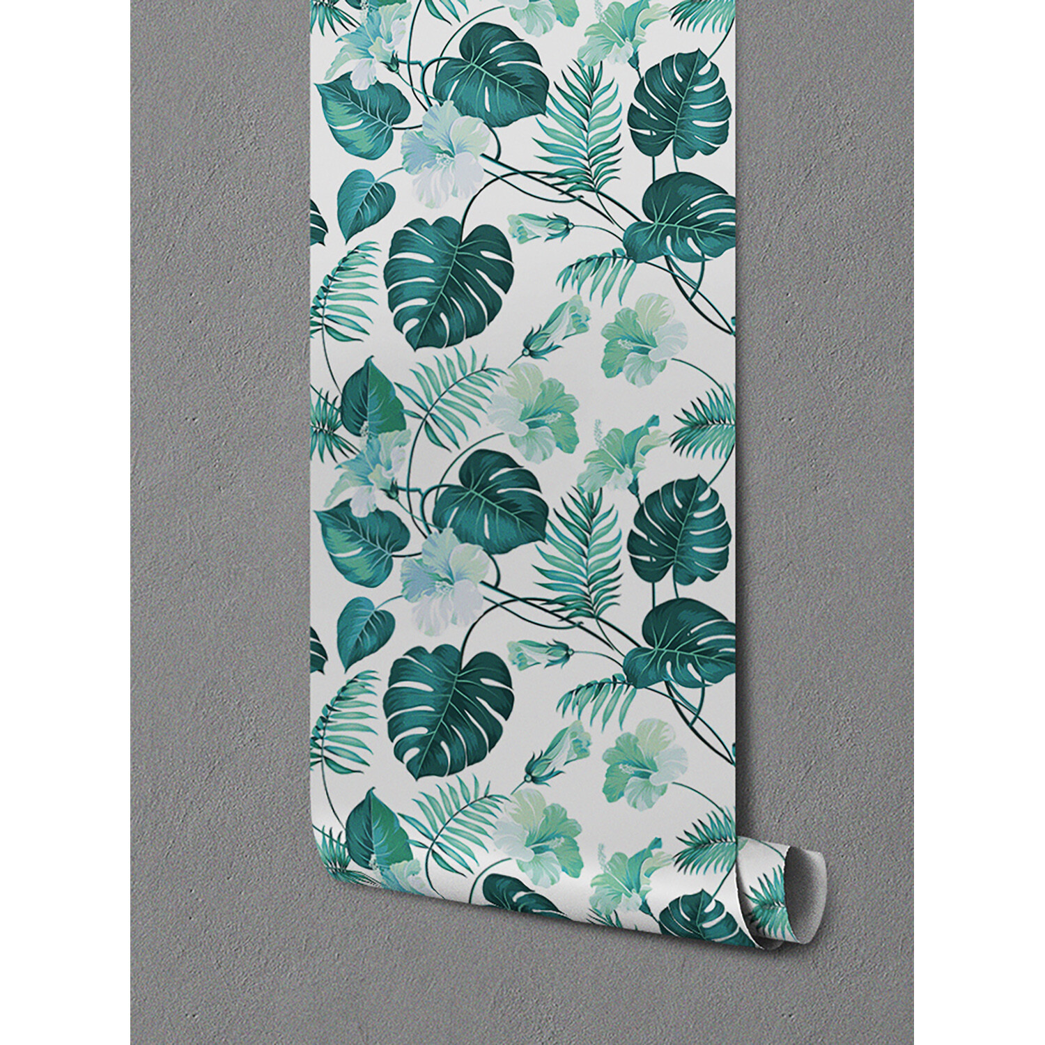 Hawaii Tropical Pattern Traditional Non-woven wallpaper Easy on Wall ...
