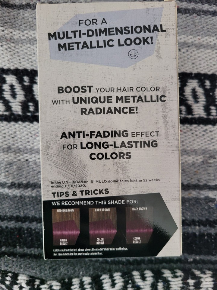 Got2b Metallic Permanent Hair Color, M49 Smoky Violet 1 Application | eBay