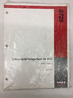 Case IH International Harvester Models 8725 2 Row Forage Head Parts ...