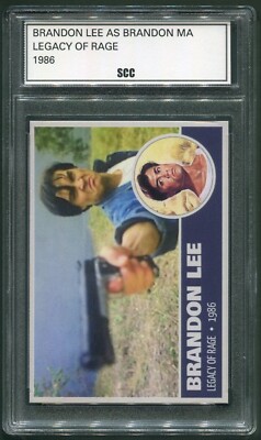 Custom 1986 Legacy Of Rage Movie Trading Card Brandon Lee as Brandon Ma ...