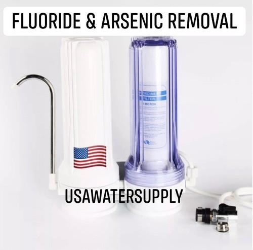 Dual Countertop Water Filter System for Chlorine, Fluoride & Arsenic ...