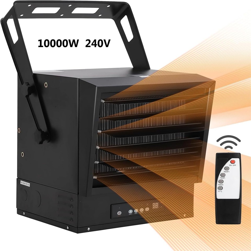 10000W 240V Overheat Protection Electric Garage Heater for Workshop ...