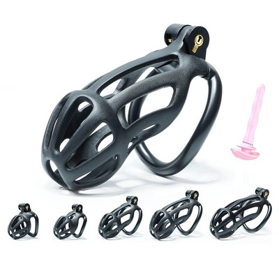 Male Cobra Chastity Cage Device 6 Colors Men Resin Mamba Lock Belt 5 ...