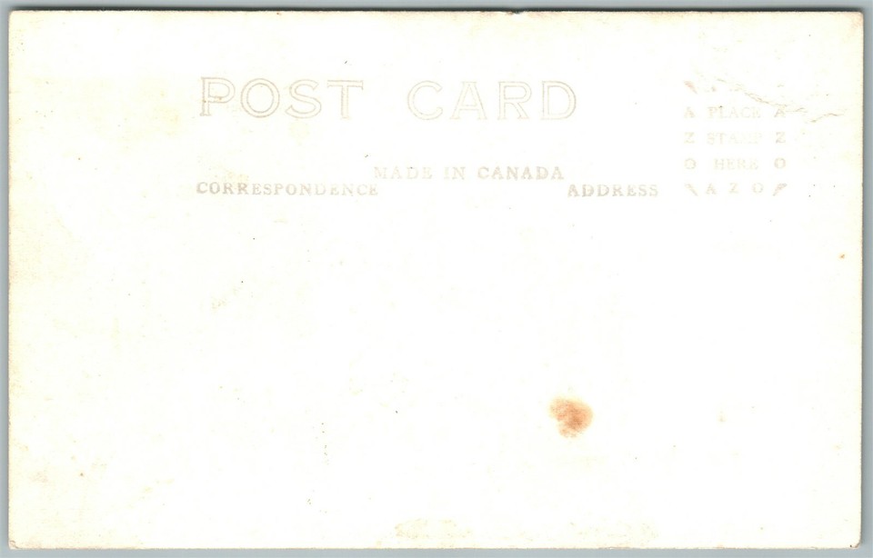 CALABOGIE ONT. CANADA FISHING EXAGGERATED VINTAGE REAL PHOTO POSTCARD ...