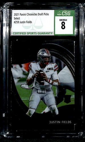 2021 Panini Chronicles Draft Picks Select Justin Fields RC CSG 8 #259 ...
