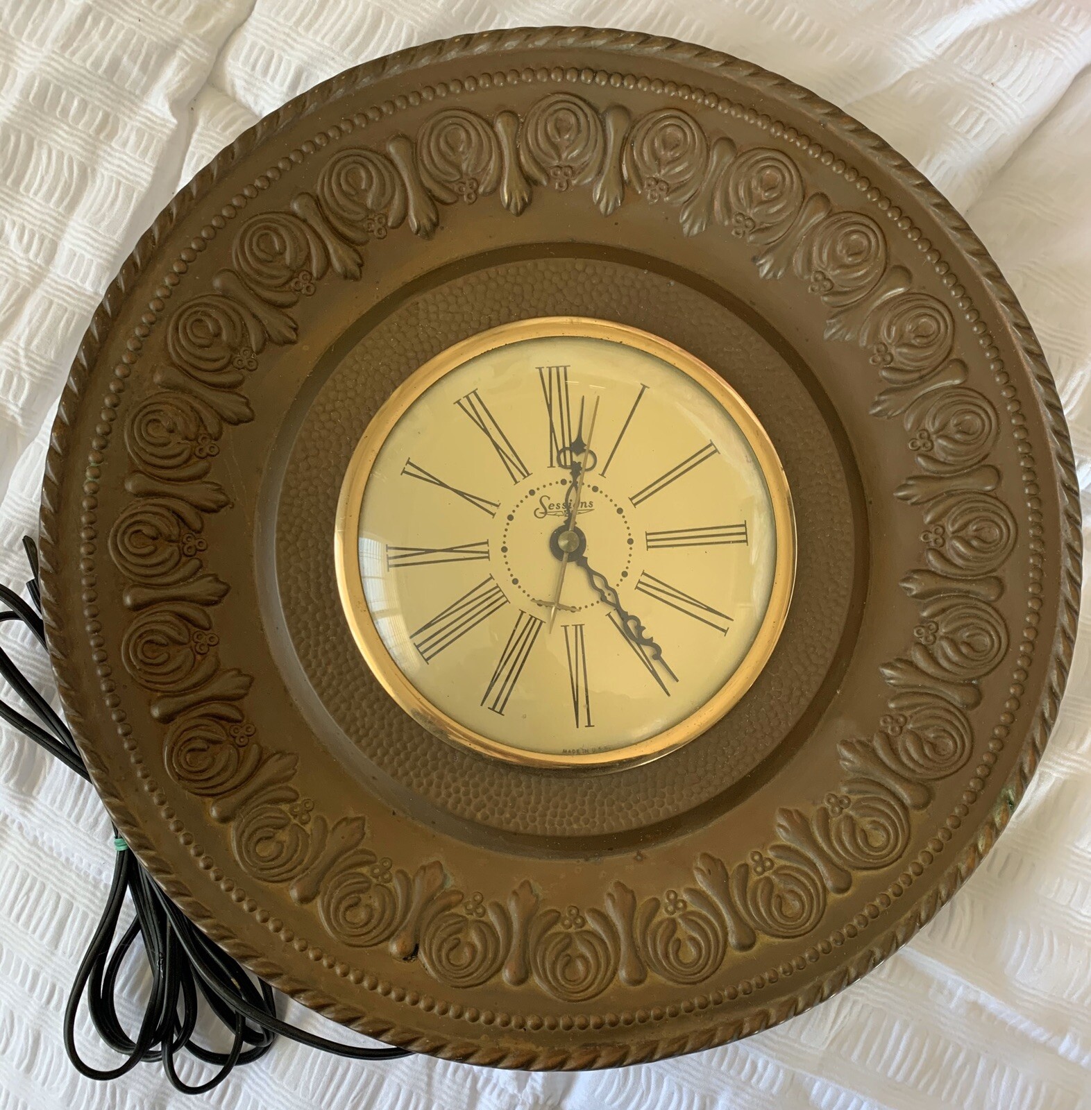 Vintage Sessions Wall Clock Old Antique Rustic | eBay