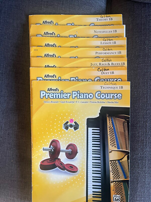 alfreds premier piano course 1B Set Of 7 Books | eBay