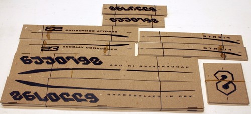 Genuine NOS BLACK Serotta Fierte Ultra Thin Bike Frame Decals OEM ...