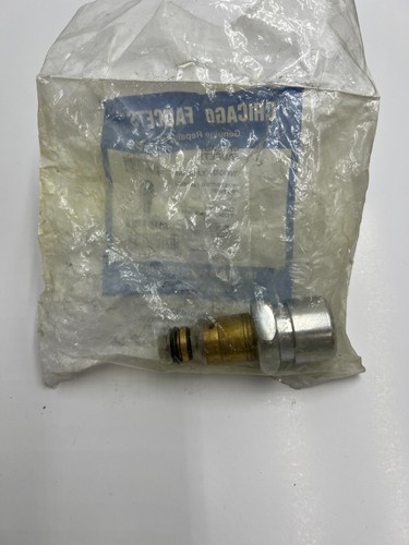 CHICAGO FAUCETS Chrome Brass Fast Closing Push Button Cartridge WWG 628 ...